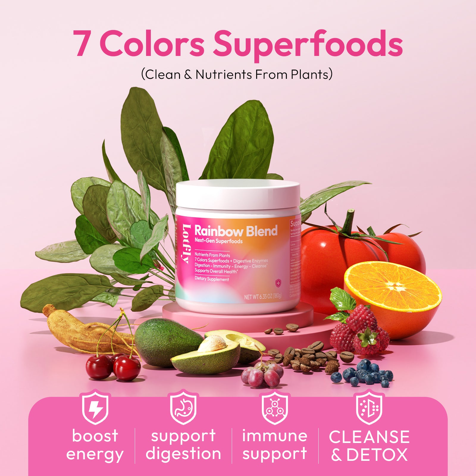 Superfood Rainbow Blend Powder – lotflycare